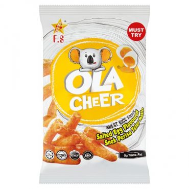 Ola Cheer Wheat Rice Snack Salted Egg Flavoured 60g – AsianSnacks